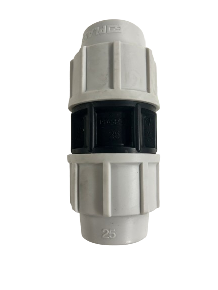 25mm Plasson Straight Alkathene Fitting | WRAS-Approved Pipe Connector