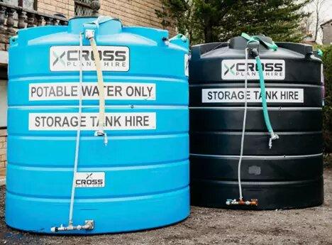 Static Water Tanks for Summer | Cross Plant Hire