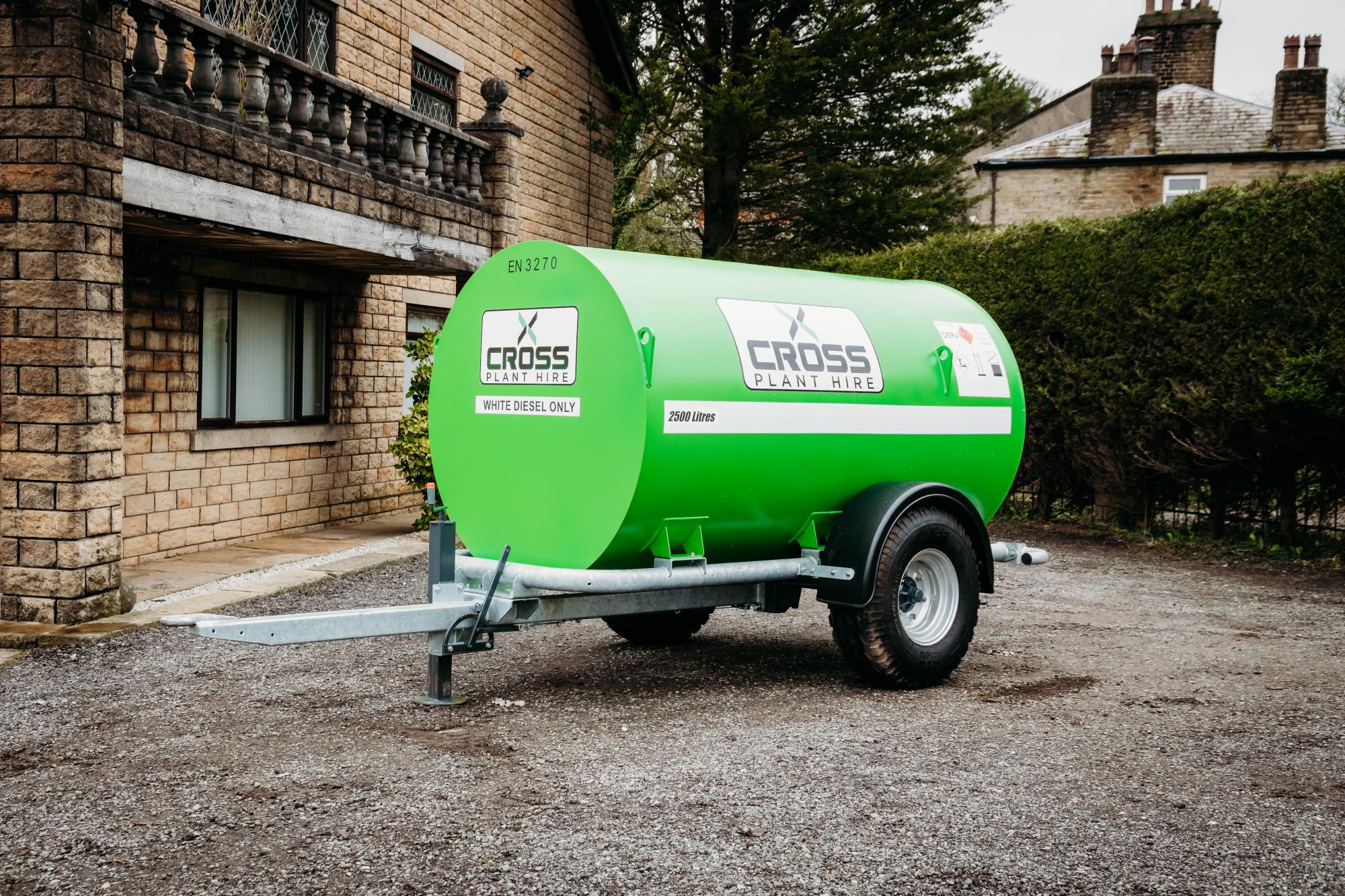 Towable Fuel Bowser Hire | Cross Plant Hire